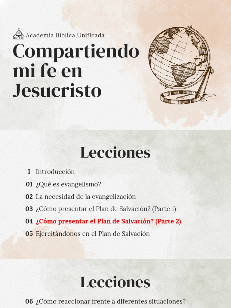 Clase 4 - Compartiendo mi fe | PDF