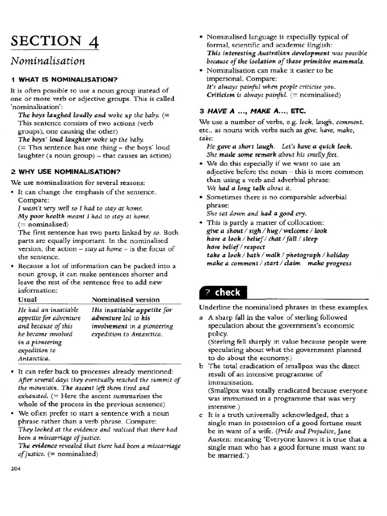Nominal Ization | PDF