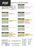 UAF Academic Calendar 2023-2026 | PDF | Educational Stages | Schools