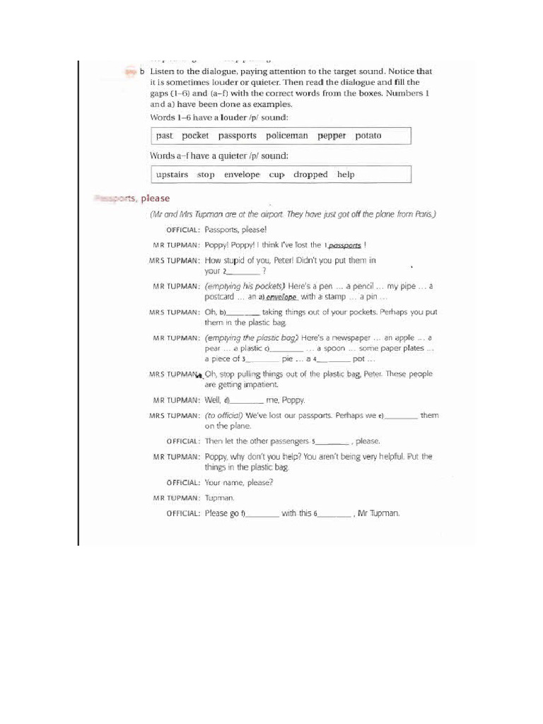Extra Practice Plosives P and D | PDF