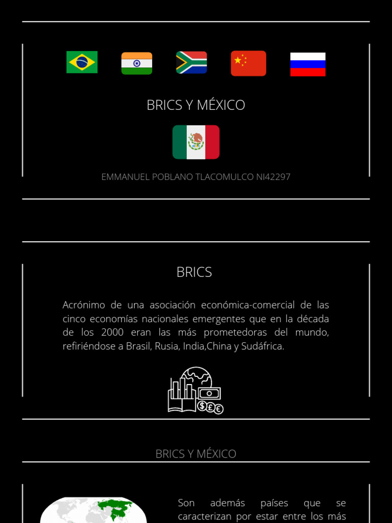 Brics y México | PDF | México | Brasil