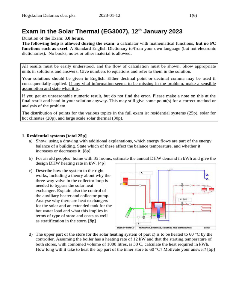 EG3007 Exam 12th Jan 2023 v221229 | PDF | Building Insulation | Heat