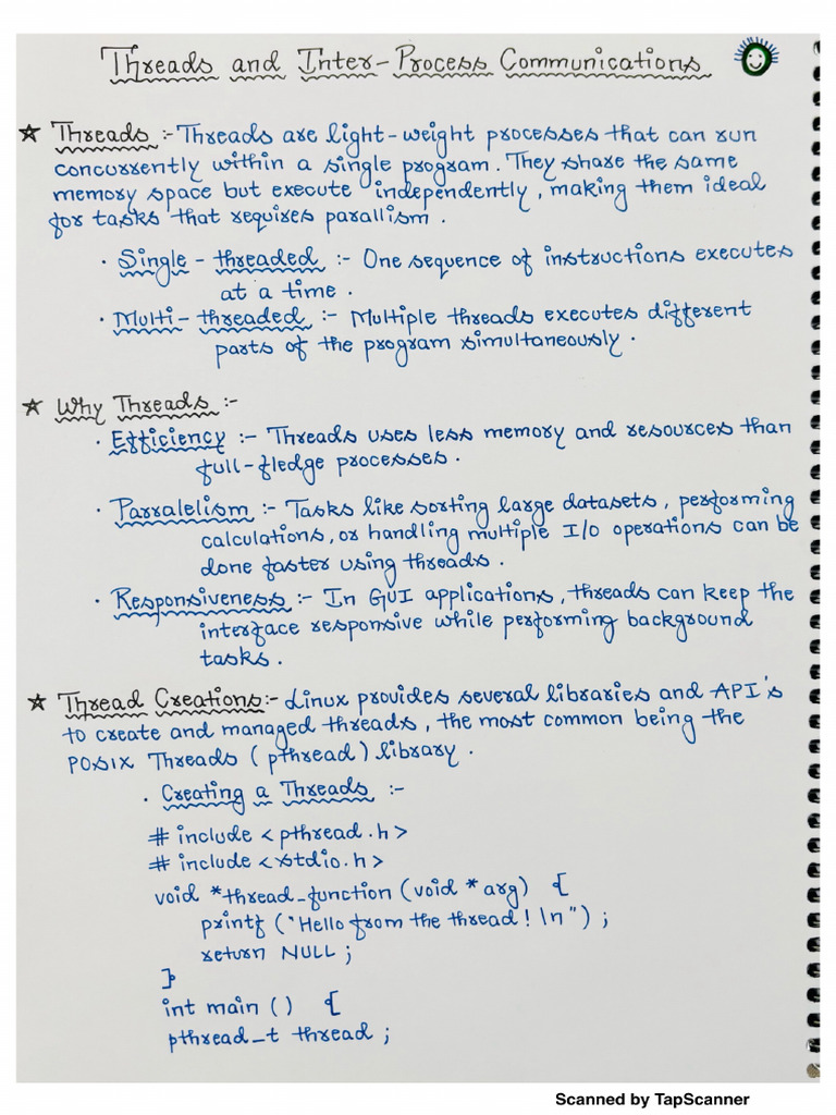 Threads and IPC ?? | PDF