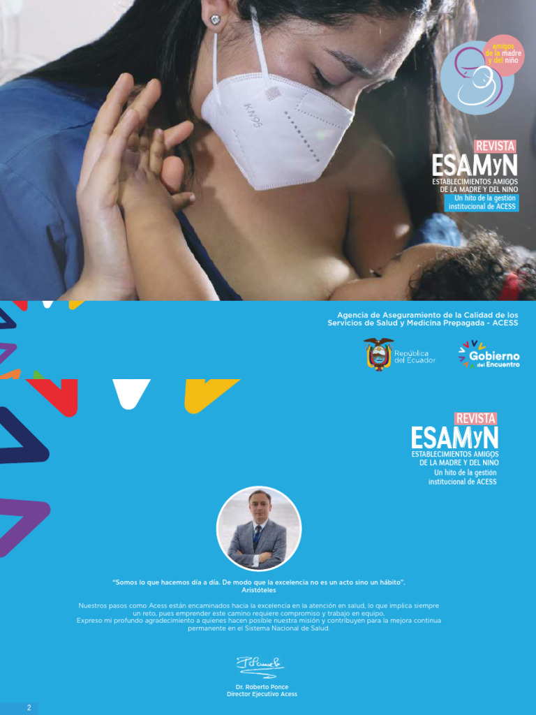 Revista ESAMyN | PDF | Amamantamiento | Parto