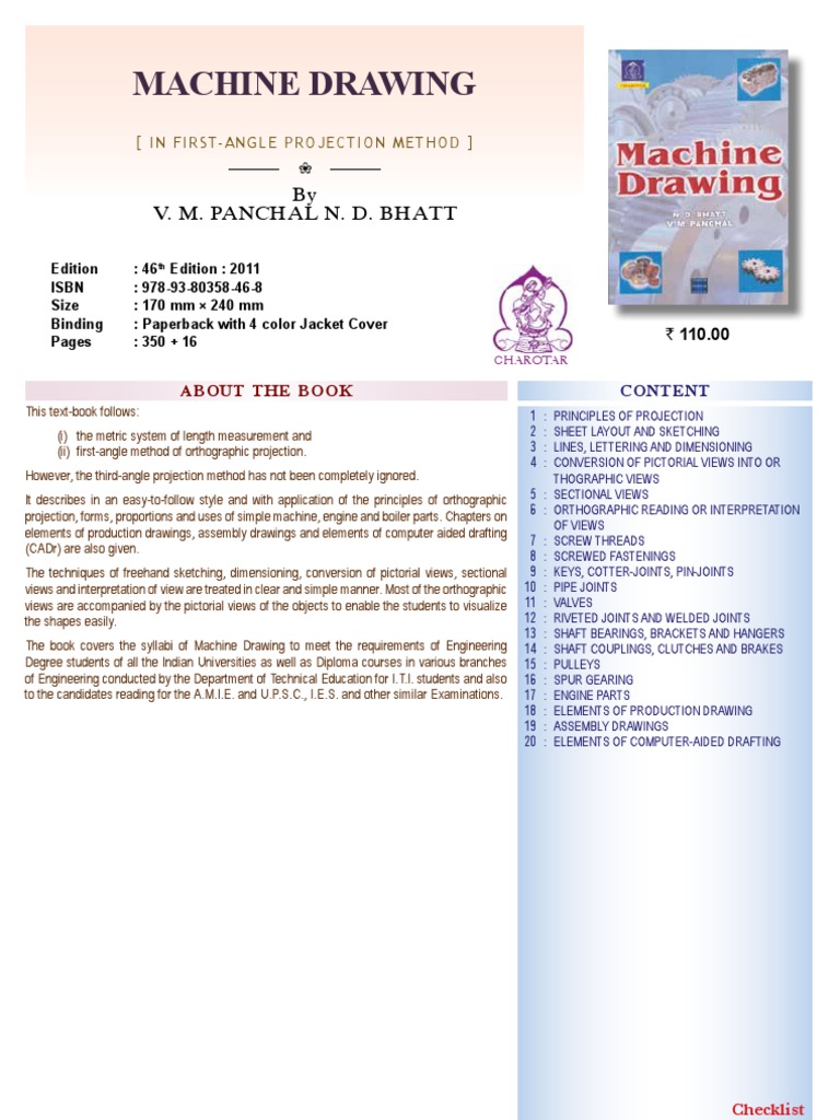 Machine Drawing | PDF | Gear | Engineering Tolerance