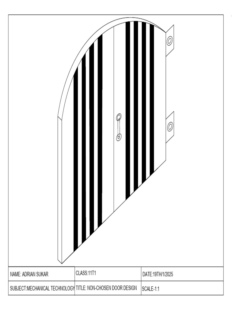 Mechanical Drawing Gate 2!) !-Layout1 | PDF