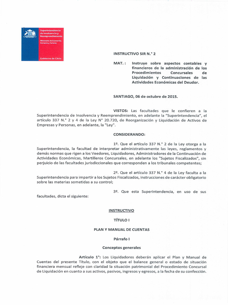 Instructivo - 2 - v2 ASPECTOS CONTABLES Y FINANCIEROS | PDF