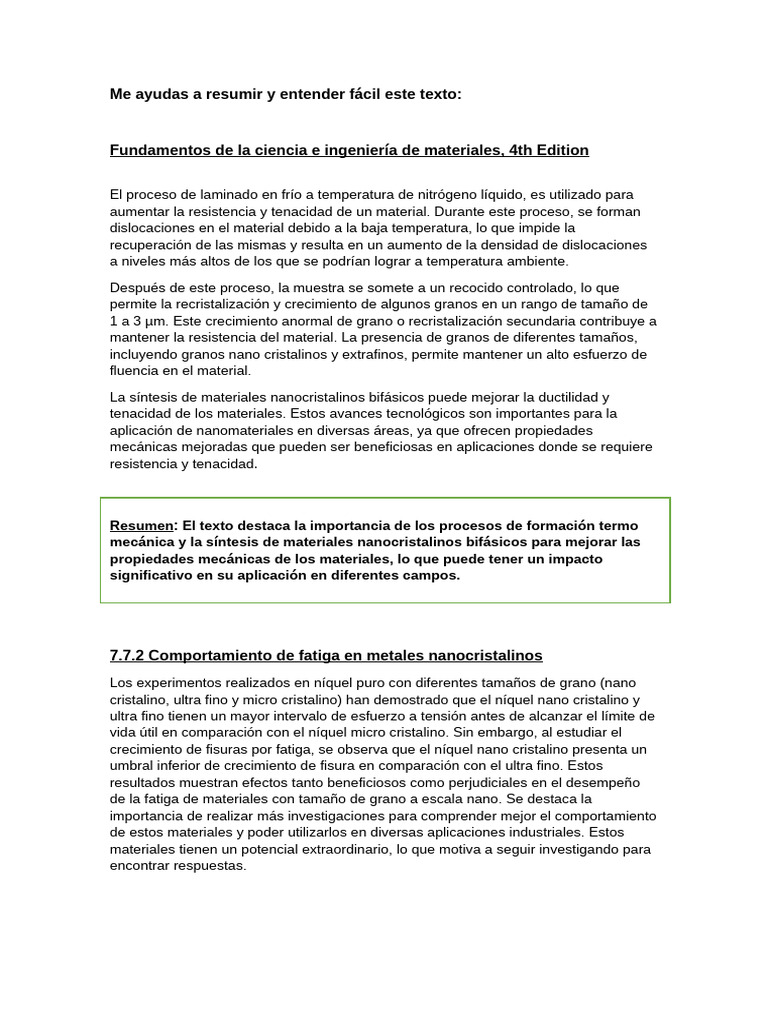 Resumen materiales | PDF | Semiconductores | Resistividad Eléctrica y Conductividad