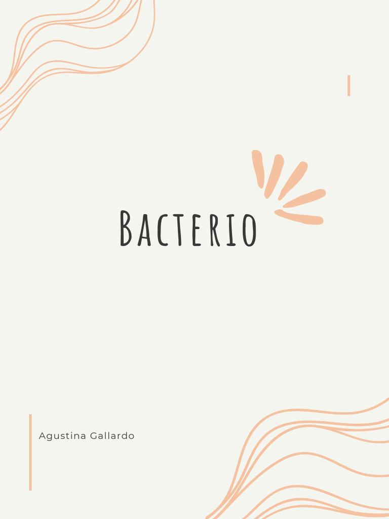 Bacterio Final | PDF | Las bacterias | Bacterias Gram Positivas