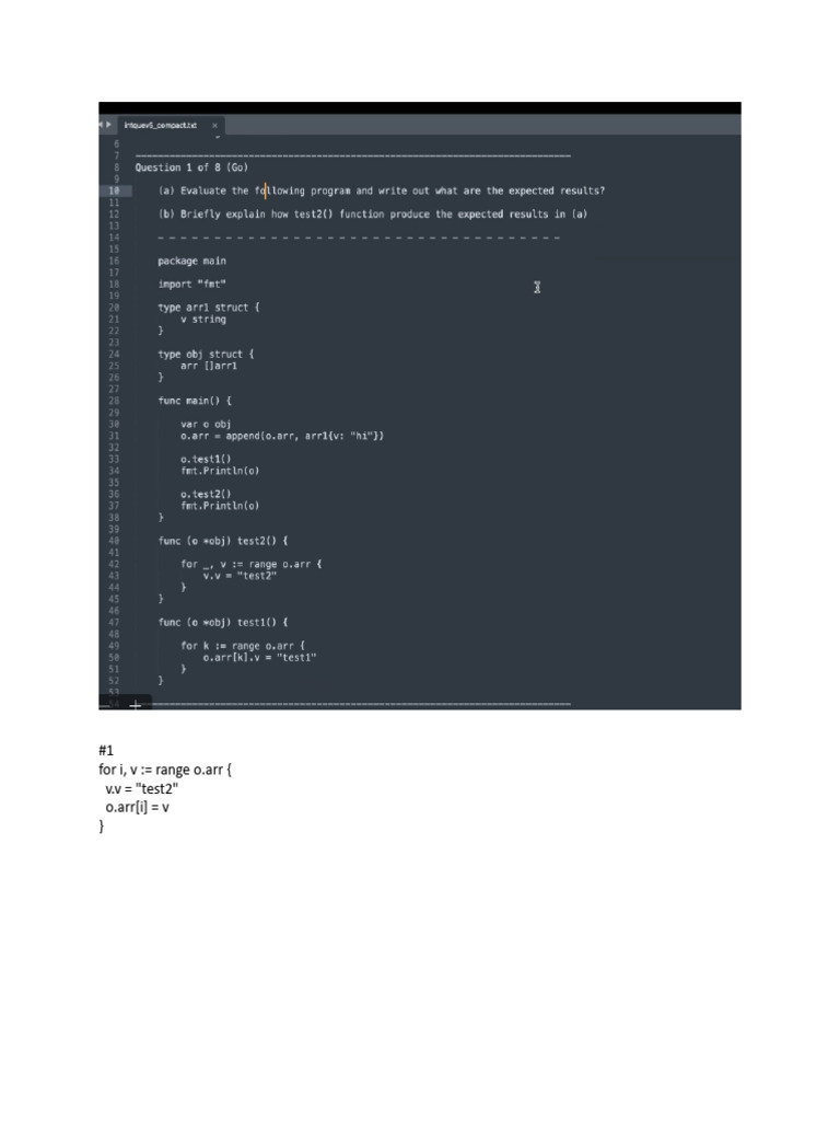 Golang Updated Questions | PDF