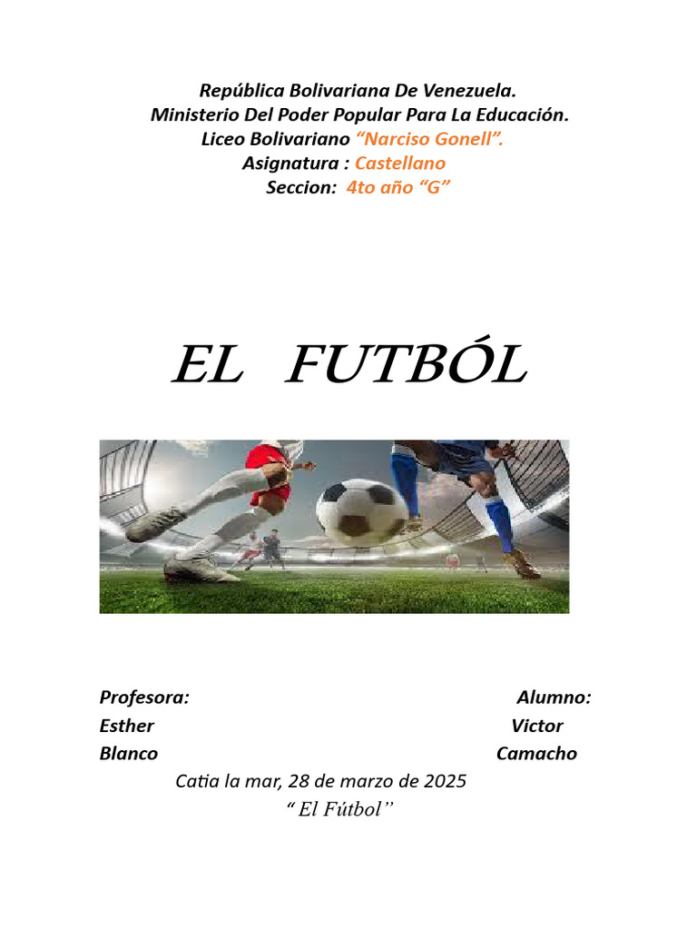 El Fútbol: Disciplina y Valores Sociales | PDF | Comportamiento | Deportes