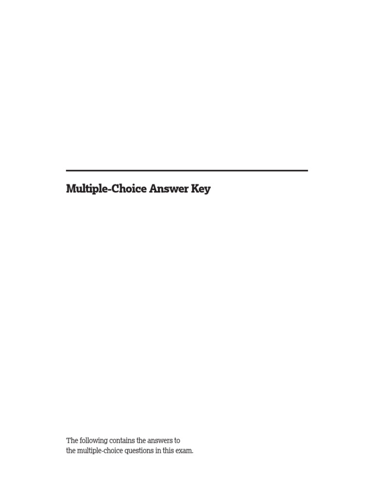 AP PSY 2018 - Answer Key | PDF | Psychology | Abnormal Psychology