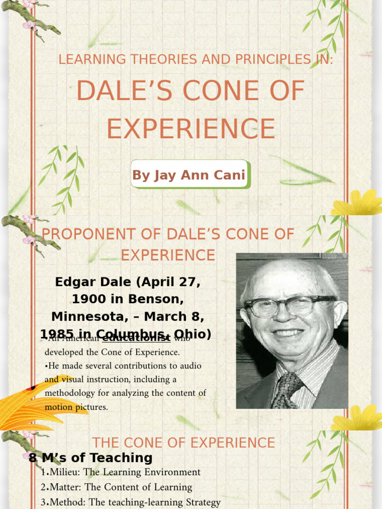 Educ 103 Report Jay Ann Cani | PDF | Experience | Learning