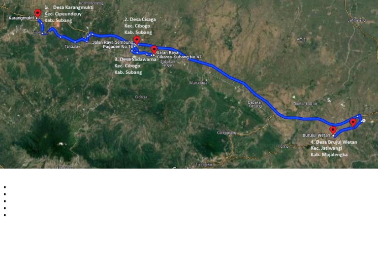 Rute Perjalanan | PDF