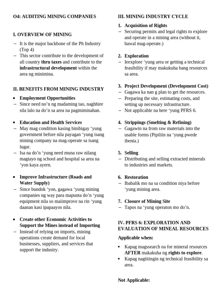 O4 - Auditing Mining Companies | PDF | Mining | Audit