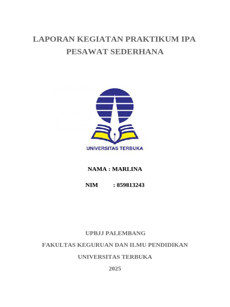 Laporan Kegiatan Praktikum Ipa Pesawat Sederhana | PDF