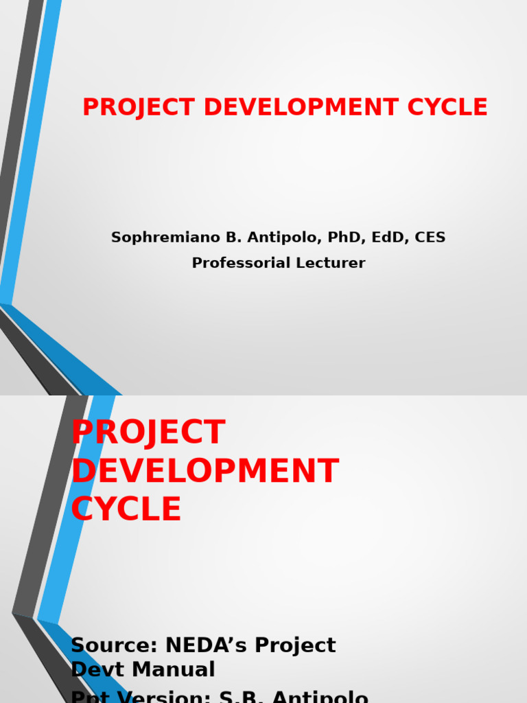 Project Development Cycle | PDF | Feasibility Study | Project Management