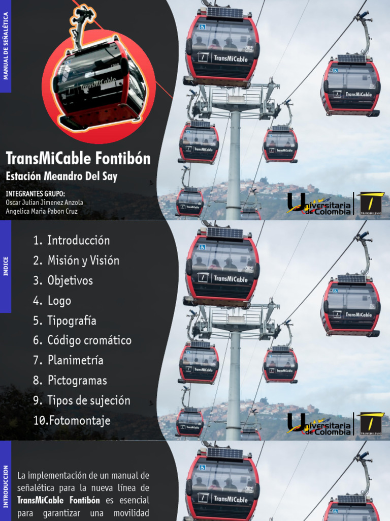 TransMiCable Fontibon - Señaletica1 | PDF | Informática