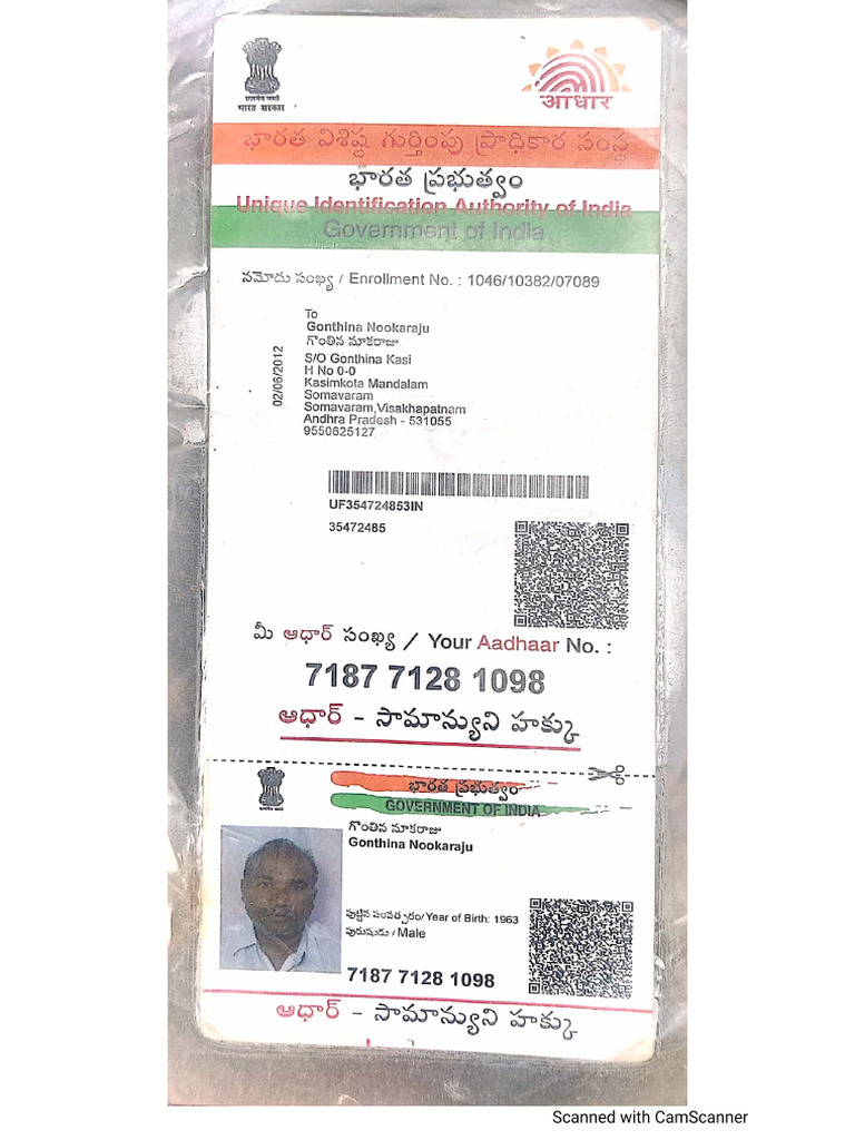 Daddy Adhar Colour | PDF