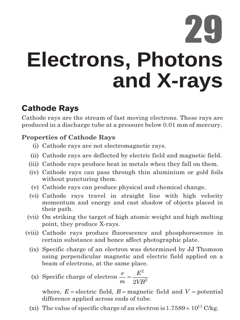 Handbook (29) Electrons, Photons and X-Rays | PDF | Photoelectric ...