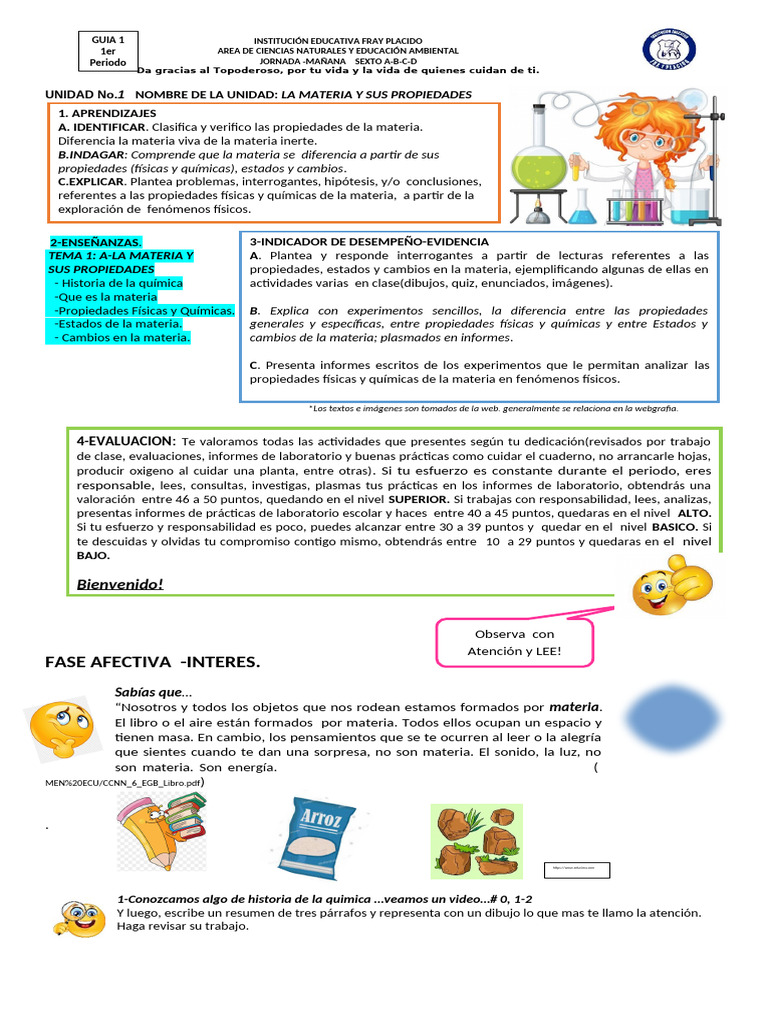 Quimica 1-23 Materia y Propi | PDF | Líquidos | Sustancias químicas