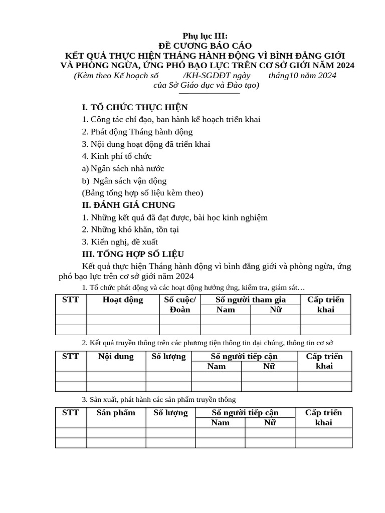 Phu Luc 3 (Thang Hanh Dong 2024) | PDF