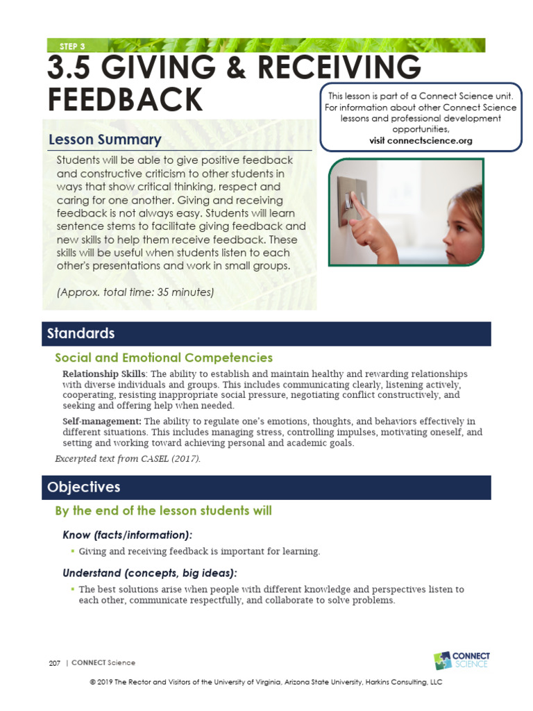3.5+Giving+and+Receiving+Feedback STAMPED | PDF | Thought | Jokes