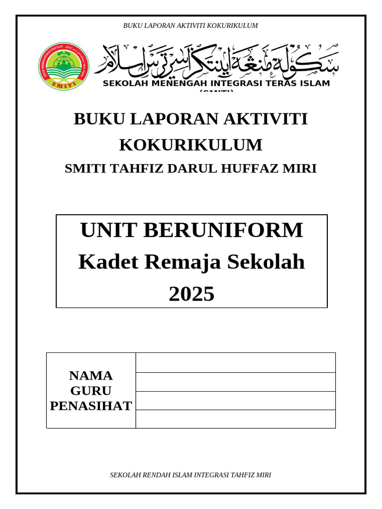 Buku Laporan Koku (KRS) | PDF