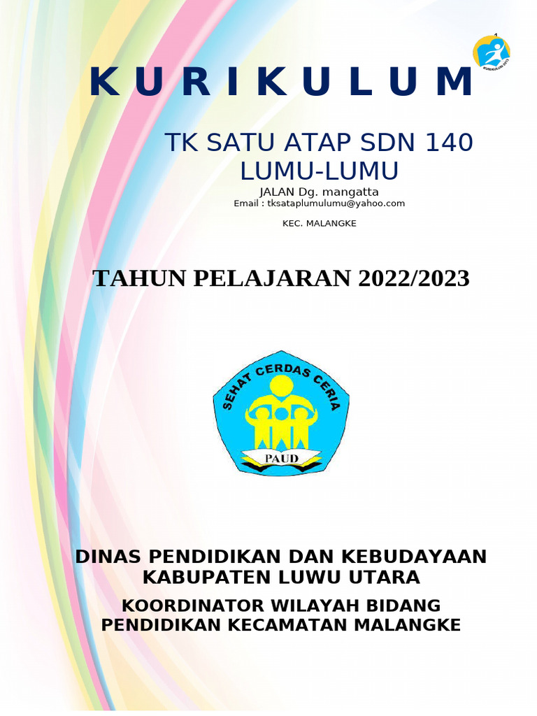 CONTOH KTSP ACUAN 2022 | PDF