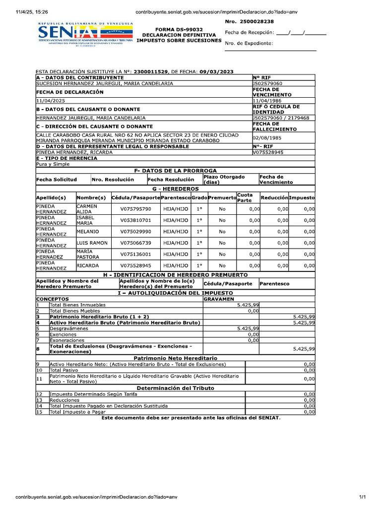 Correcion Maria Cabdelaria 1 de 2 | PDF