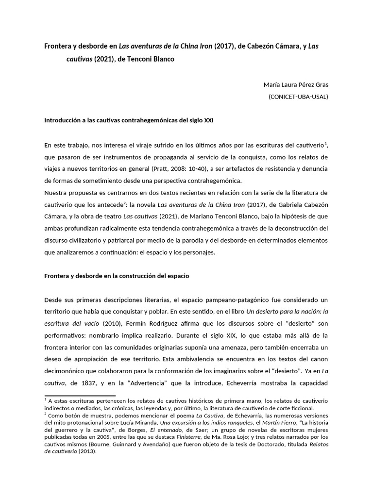 Pérez Gras - Frontera y Desborde - Final EDITADO DEFINITIVO | PDF ...