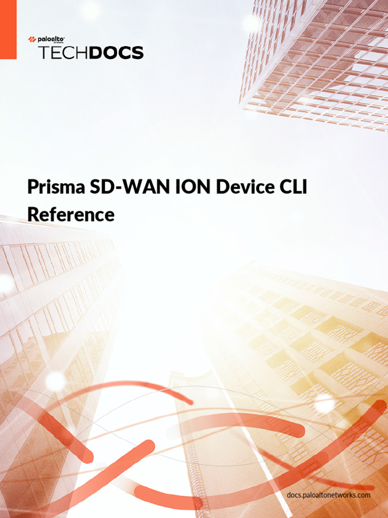 Prisma SD Wan Ion Cli Reference | PDF | Command Line Interface | Computing