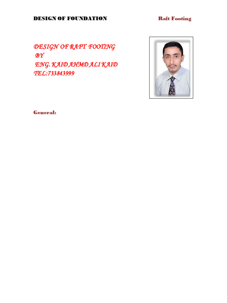 RAFT | PDF | Foundation (Engineering) | Structural Engineering