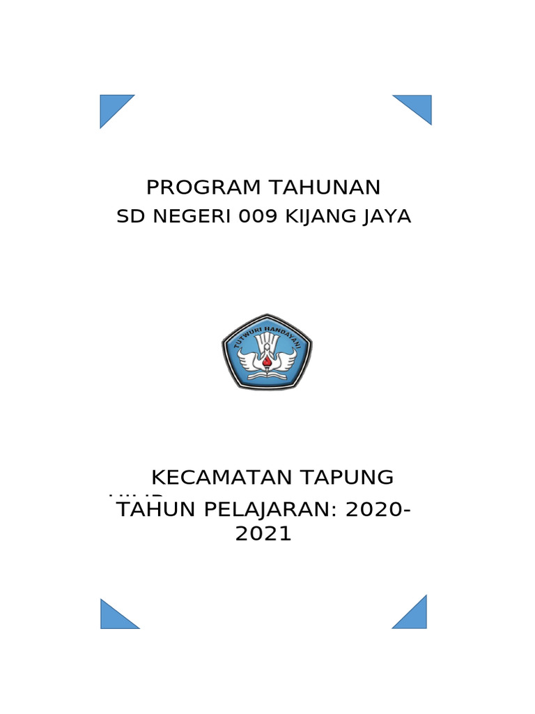 Cover Program Tahunan | PDF