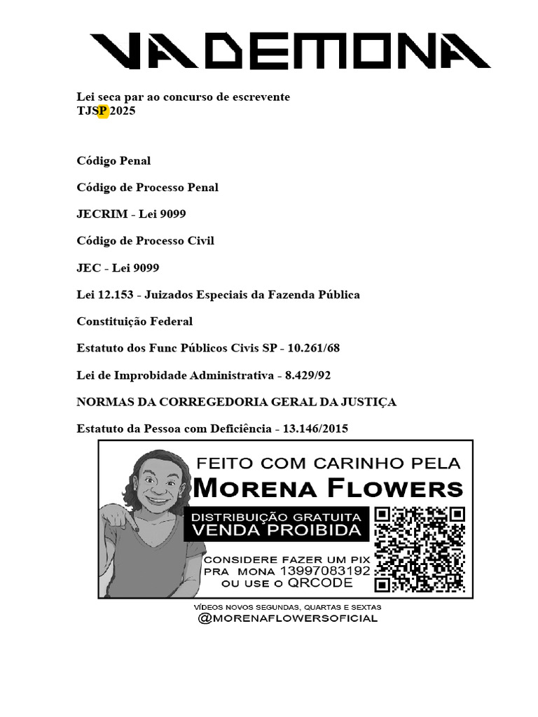 Vadem. TJSP-2025 | PDF | Citação (jurídico) | Direito Público