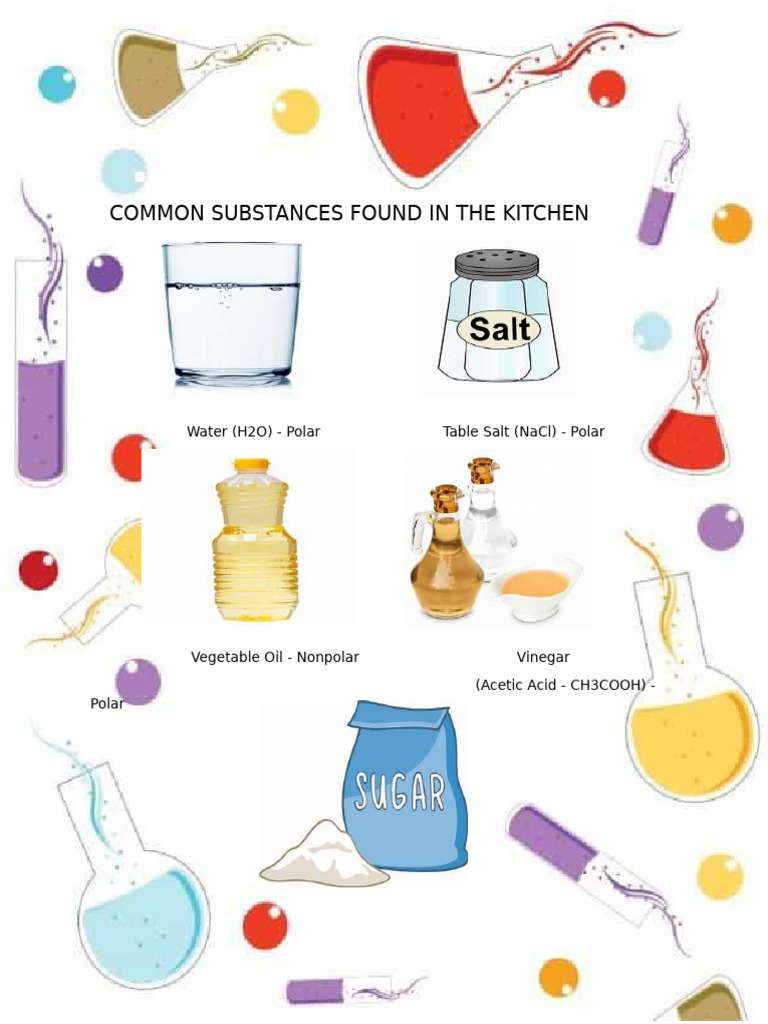 Common Substances Found in The Kitchen | PDF