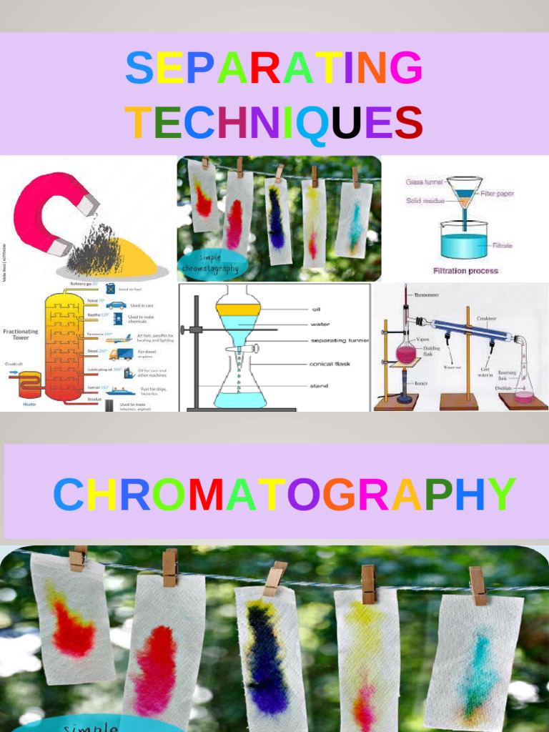 Separating Techniques | PDF | Distillation | Boiling