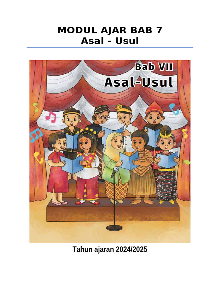 BAB 7 - Asal - Usul | PDF