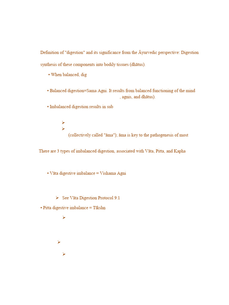6.+1+Digestion+Protocols+ - 1 - F | PDF | Spice | Ayurveda