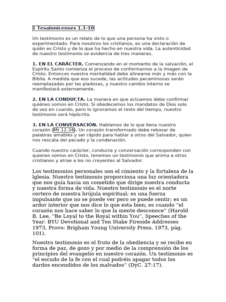 Cómo Compartir Tu Testimonio Cristiano | PDF | Testimonio | Cristo (título)