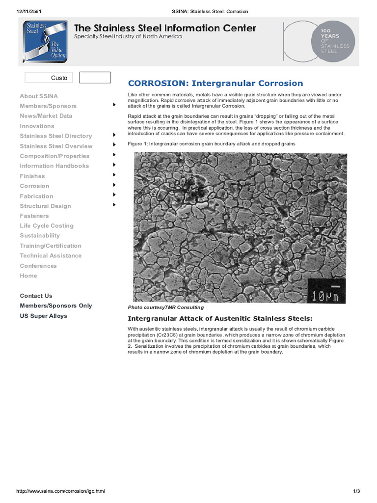 Corrosion-Intergranular Corrosion | PDF