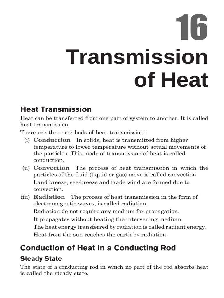 Methods of Heat Transmission Explained | PDF | Heat Transfer | Thermal ...
