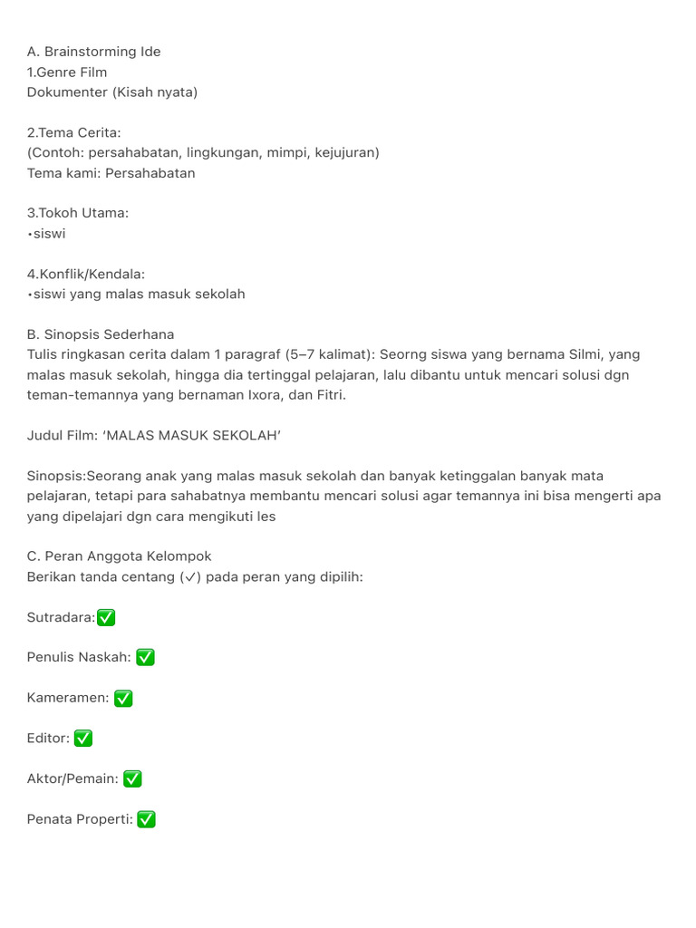 A. Brainstorming Ide | PDF