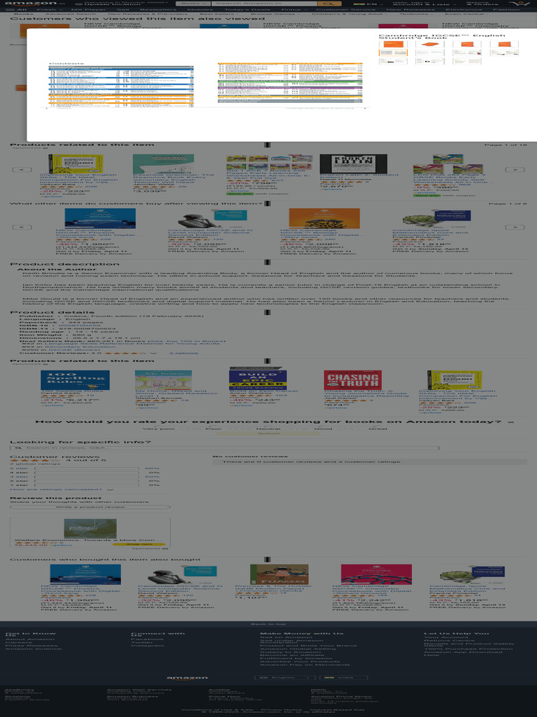 Cambridge IGCSE™ English Student's Book Bhattacharya, Abhinandan ...