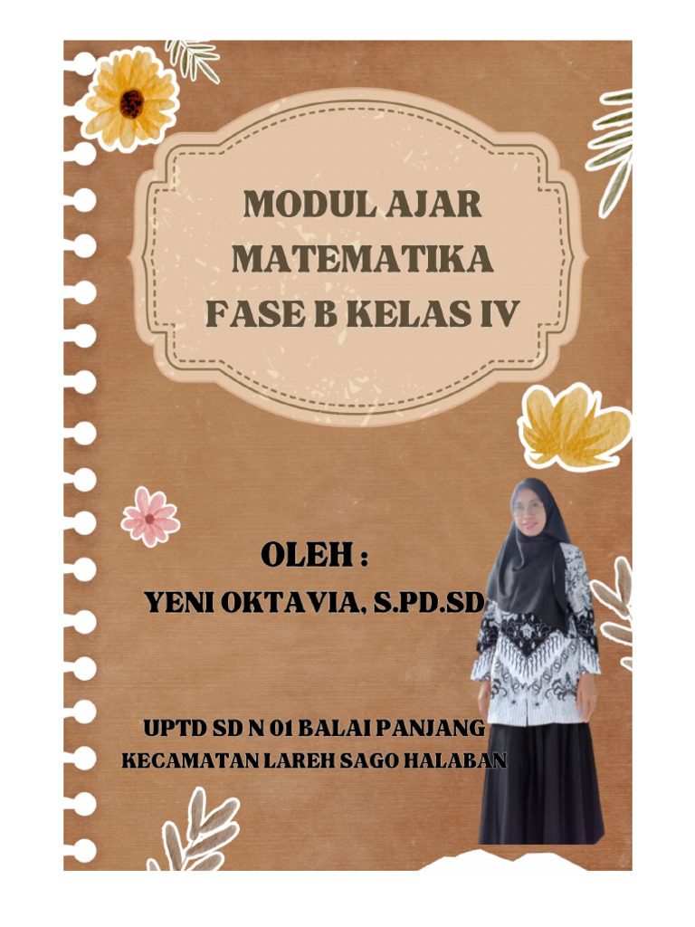 MODUL AJAR MTK - Diagram Batang | PDF