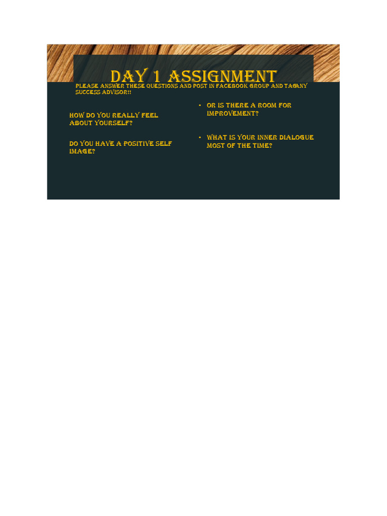 Day 1 Assisgnment | PDF