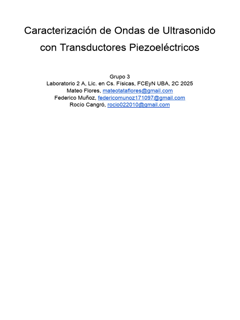 Informe1 - Grupo3 (Versión 2) | PDF | Olas | Amplitud