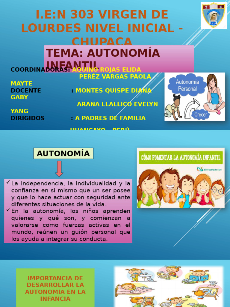 Jardin Virgen de Lourdes Final | PDF | Autoestima | Ciencias del comportamiento