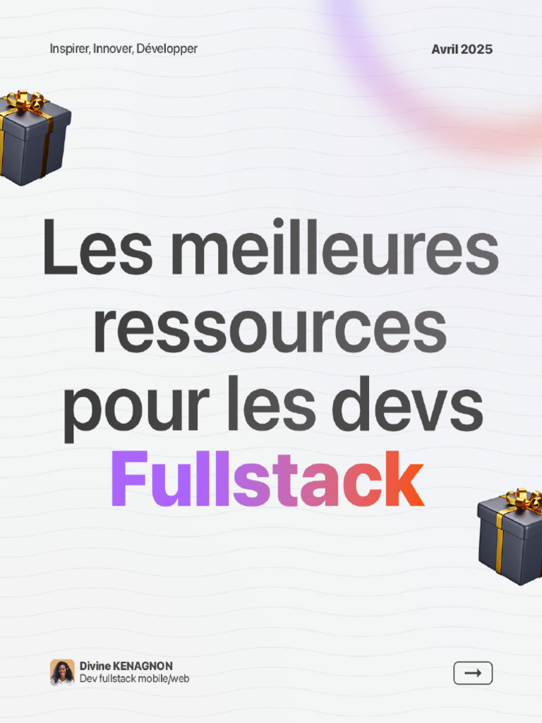 Meilleures Ressources Pour Devs Fullstack 1745087831 | PDF
