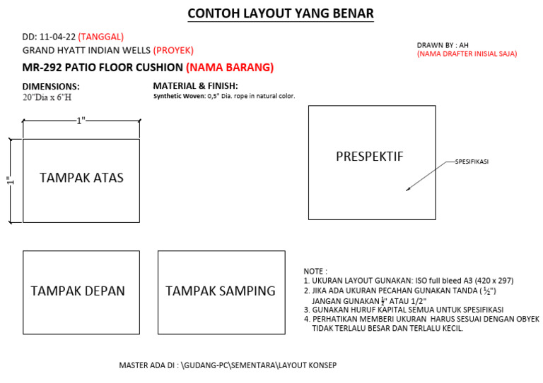 Contoh Layout Konsep-Layout1 | PDF